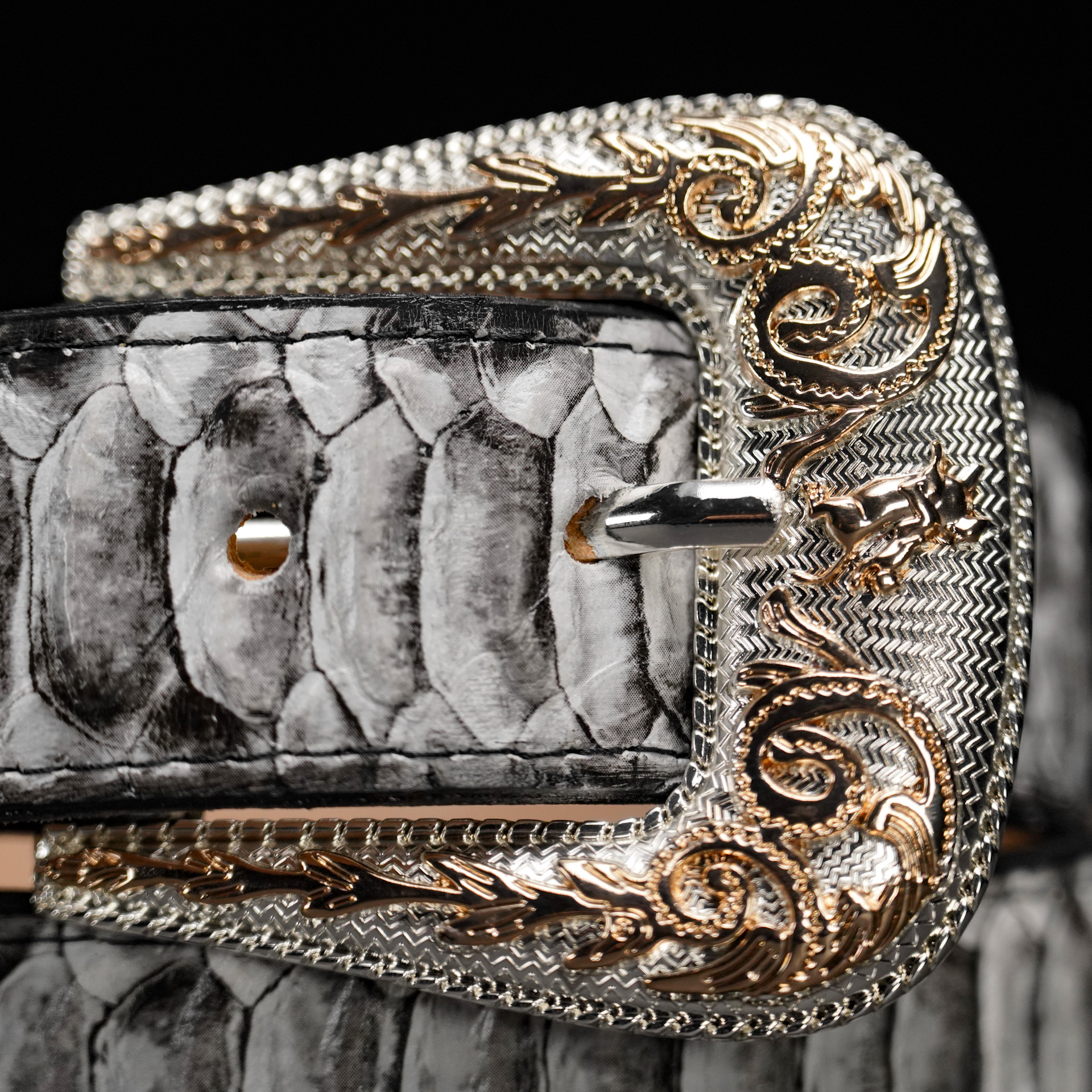 Natural Python Belt – Alfa Western Wear
