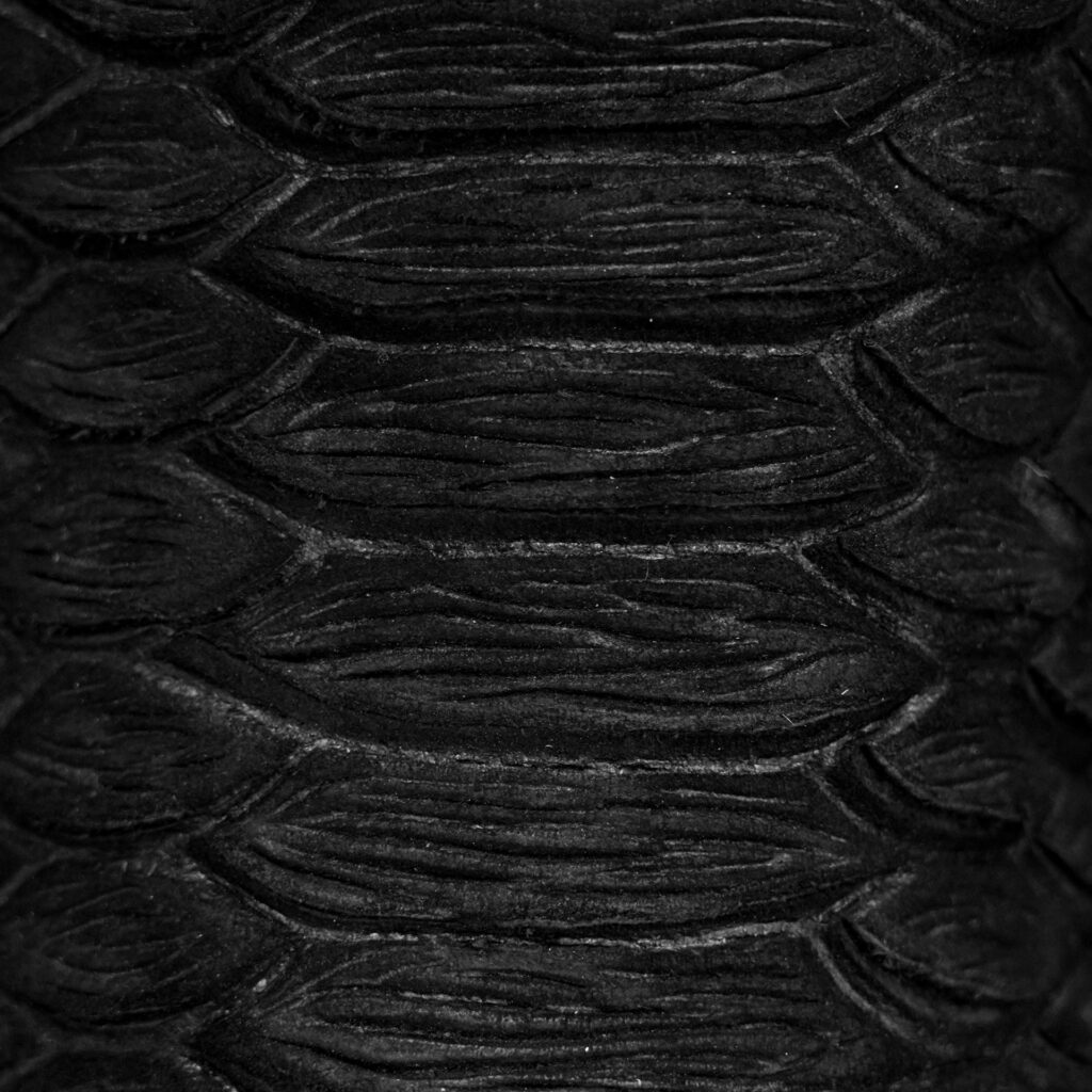 Matte Black Python Botin - Square Toe - Alfa Western WearAlfa Western Wear
