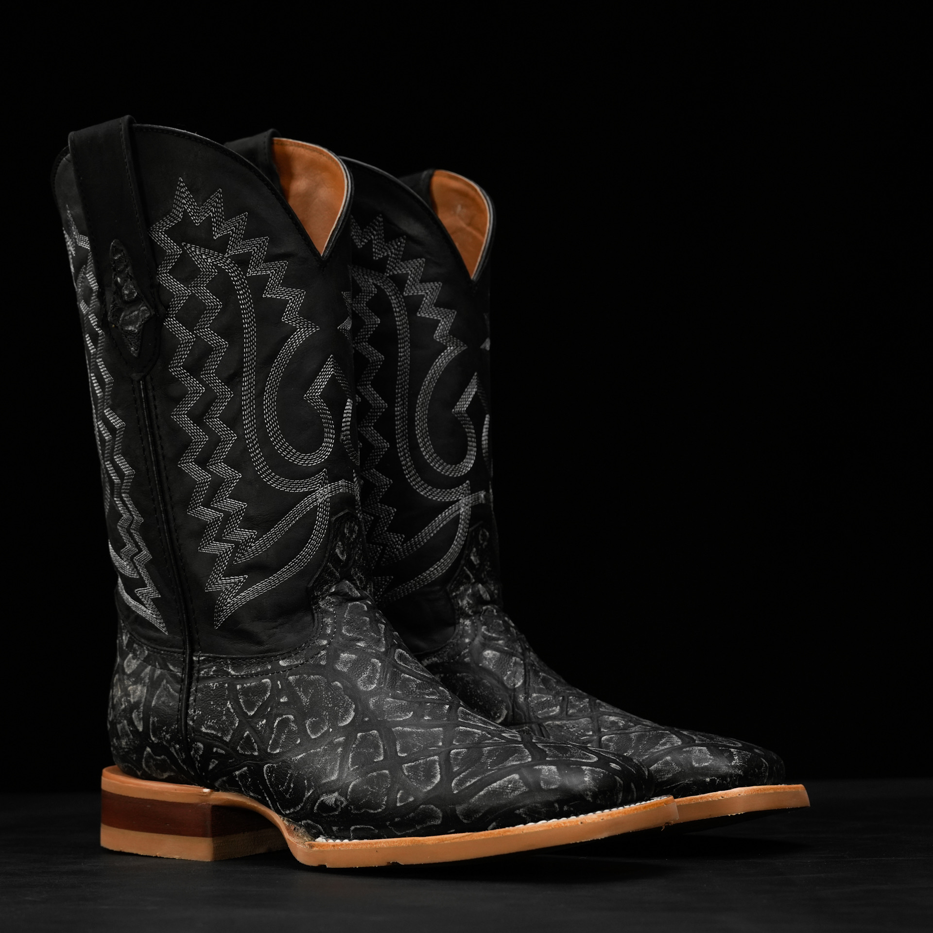 Black Elephant – Square Toe - Alfa Western WearAlfa Western Wear